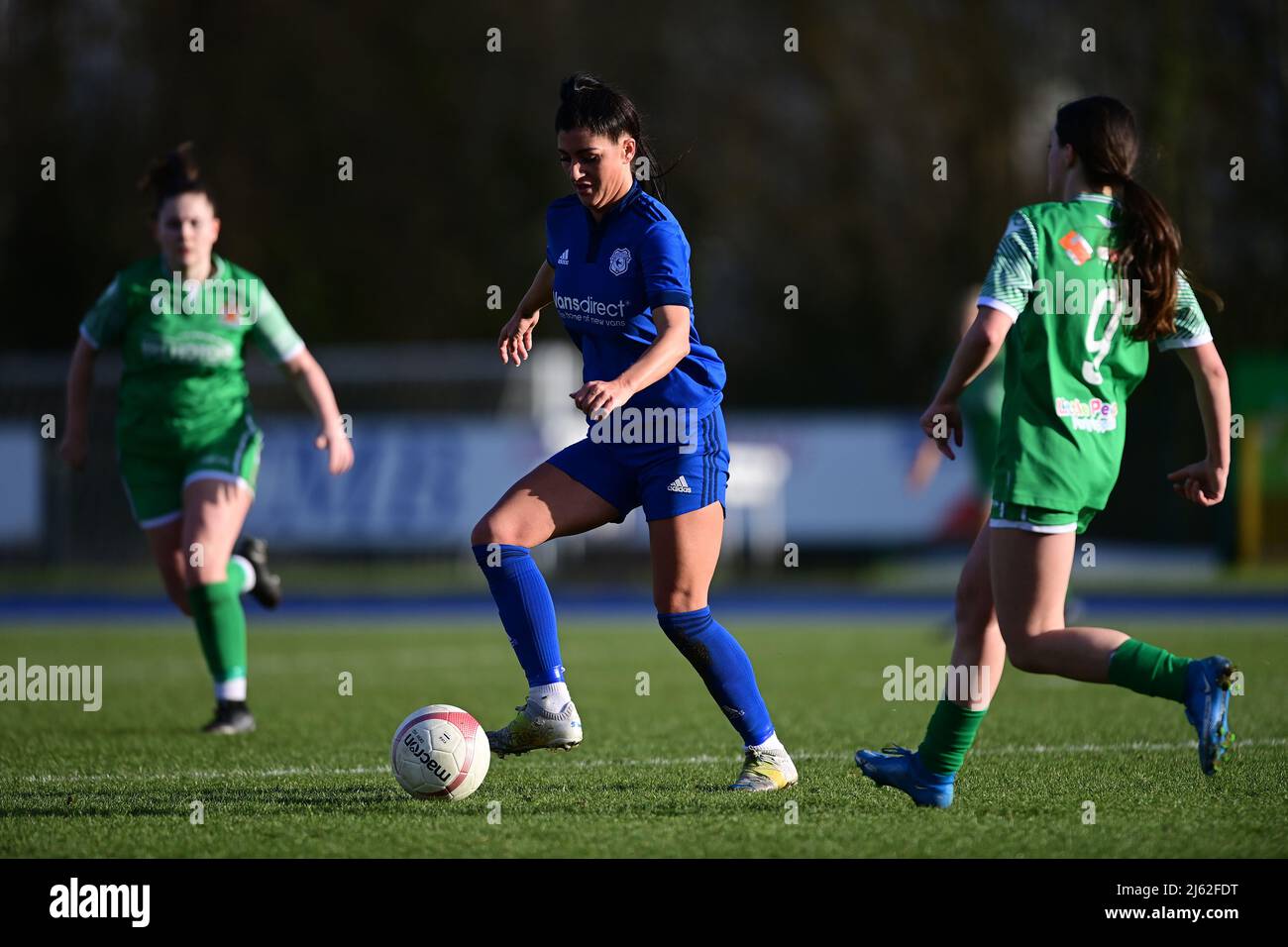 CARDIFF, WALES - 30 JANUARY 2022: Danielle Broadhurst of Cardiff City ...