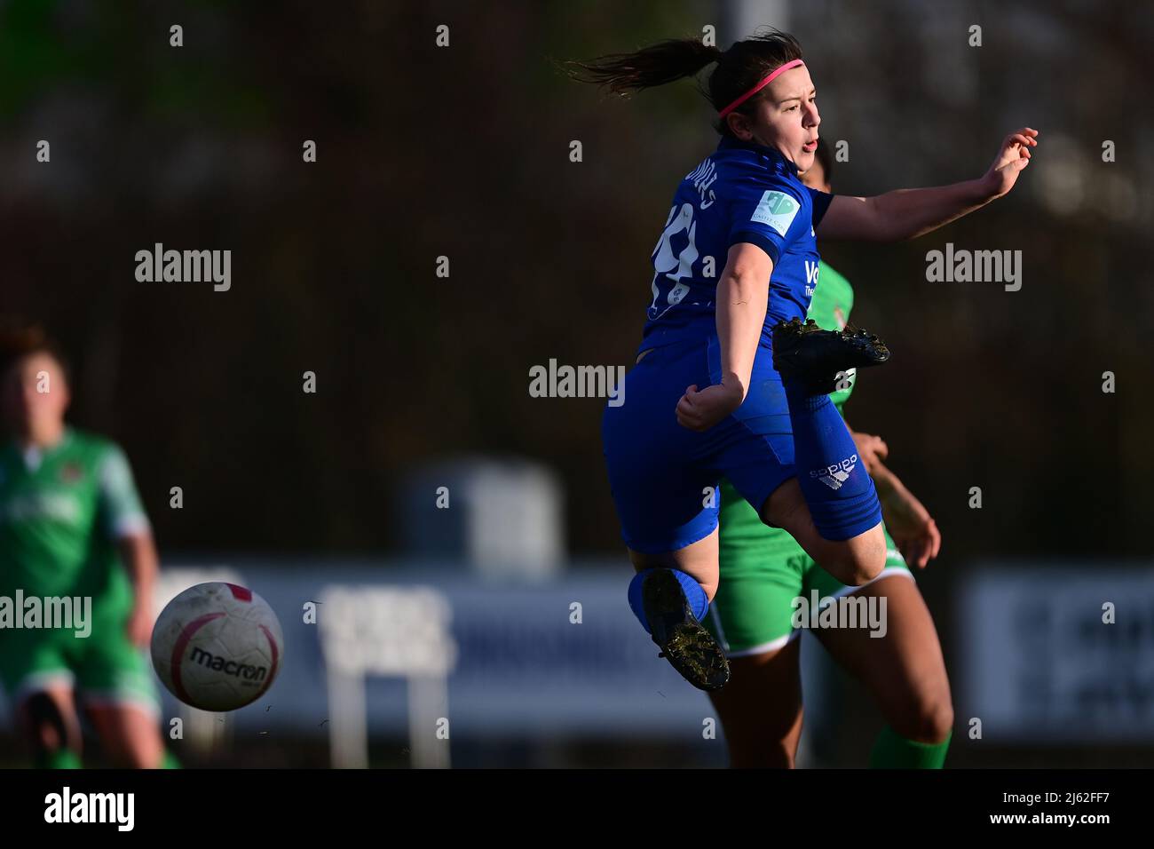 CARDIFF, WALES - 30 JANUARY 2022: Megan Saunders of Cardiff City Women ...