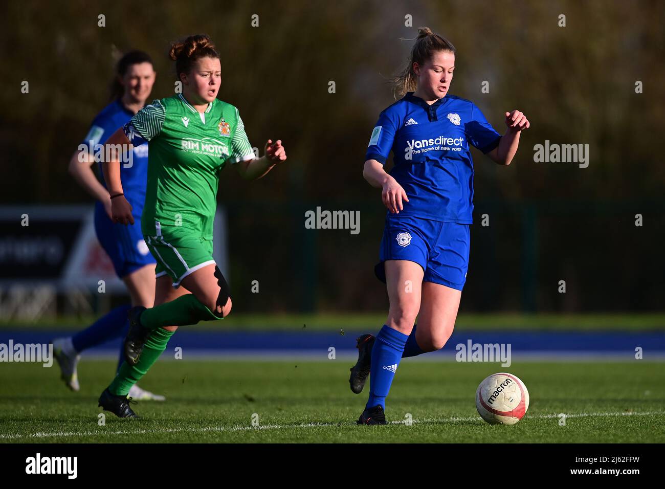 CARDIFF, WALES - 30 JANUARY 2022: Amy Williams of Cardiff City Women ...
