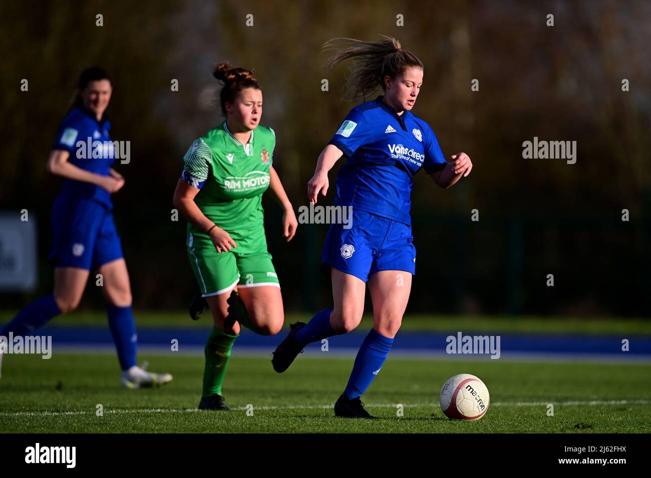 CARDIFF, WALES - 30 JANUARY 2022: Amy Williams of Cardiff City Women ...