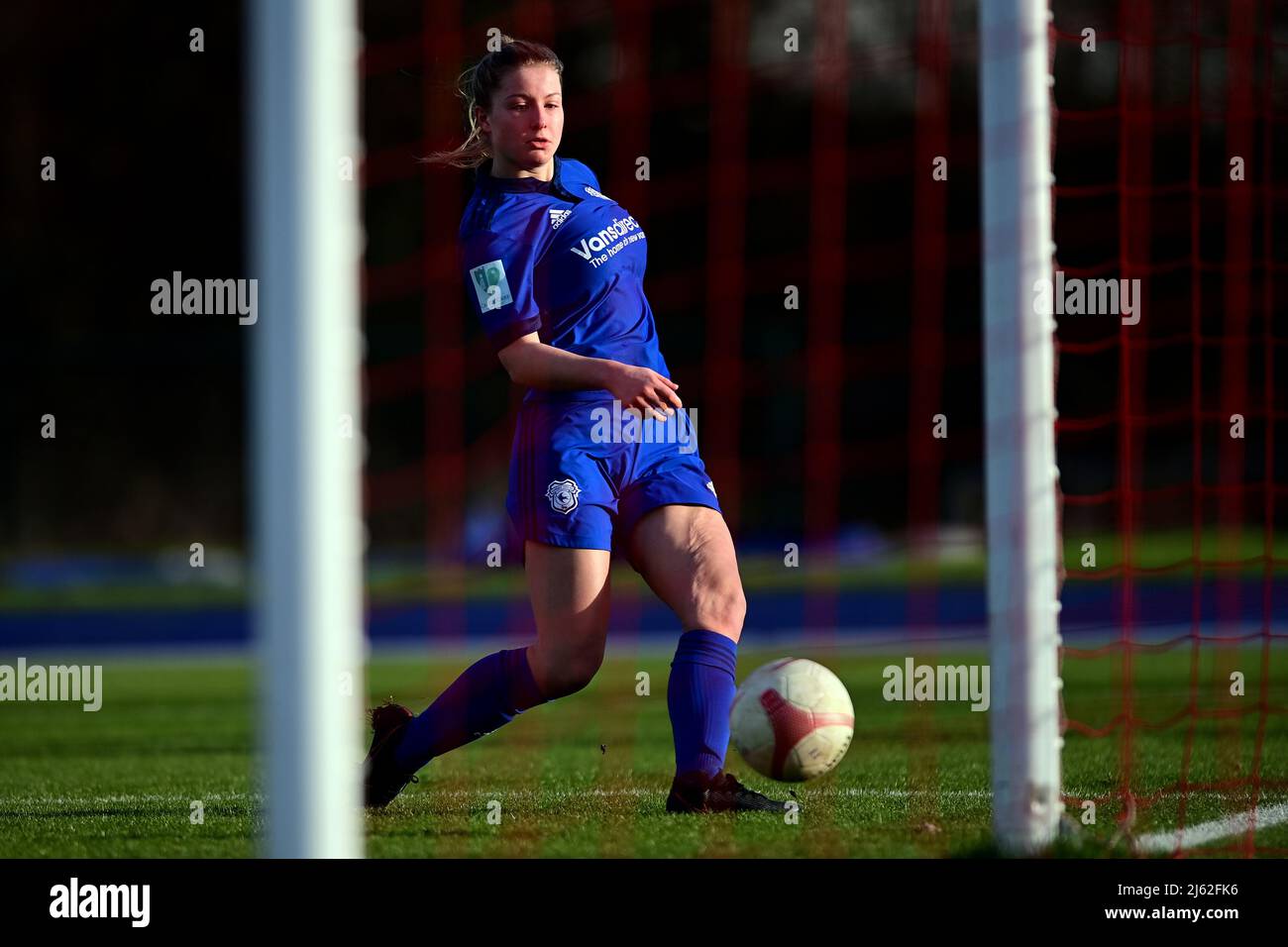 CARDIFF, WALES - 30 JANUARY 2022: Amy Williams of Cardiff City Women ...