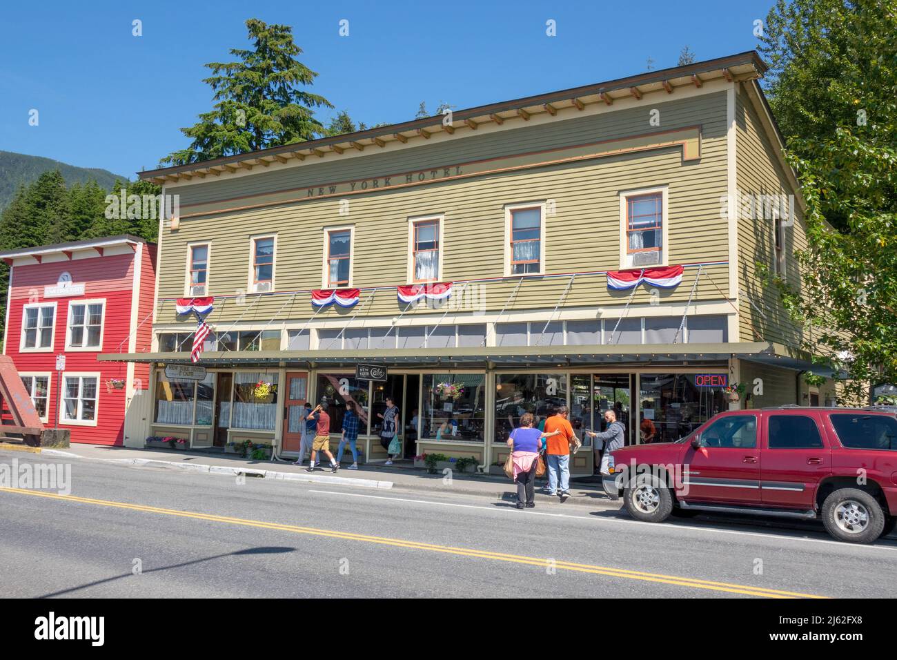 New York Hotel And Cafe Ketchikan Alaska Historic Restored Building On ...