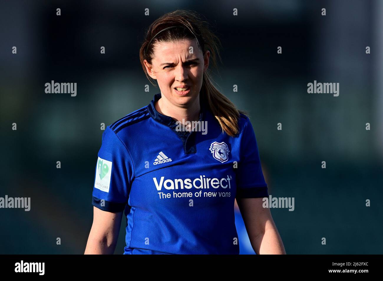 CARDIFF, WALES - 30 JANUARY 2022: Zoe Atkins of Cardiff City Women ...