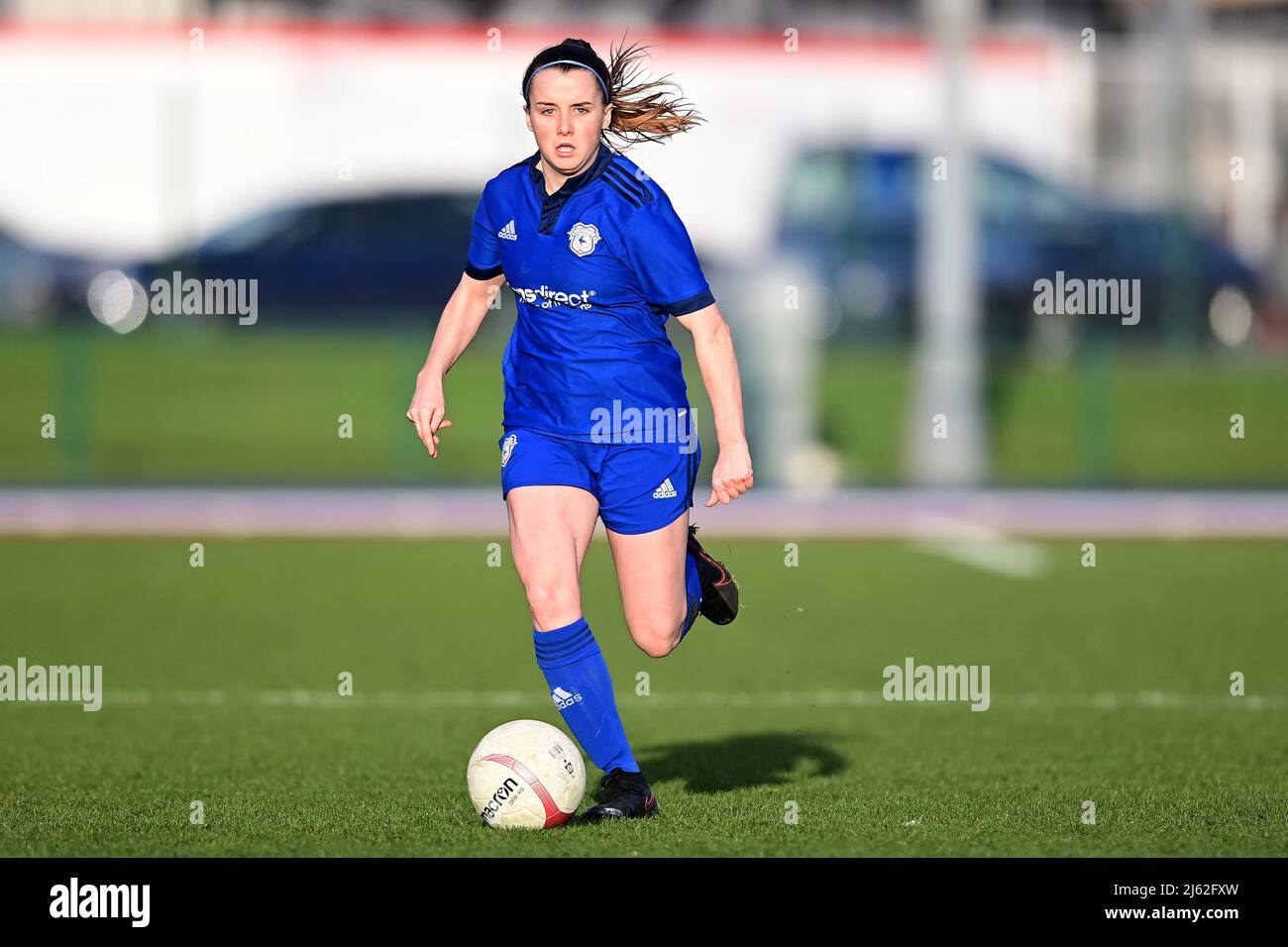 CARDIFF, WALES - 30 JANUARY 2022: Lisa Owens of Cardiff City Women ...