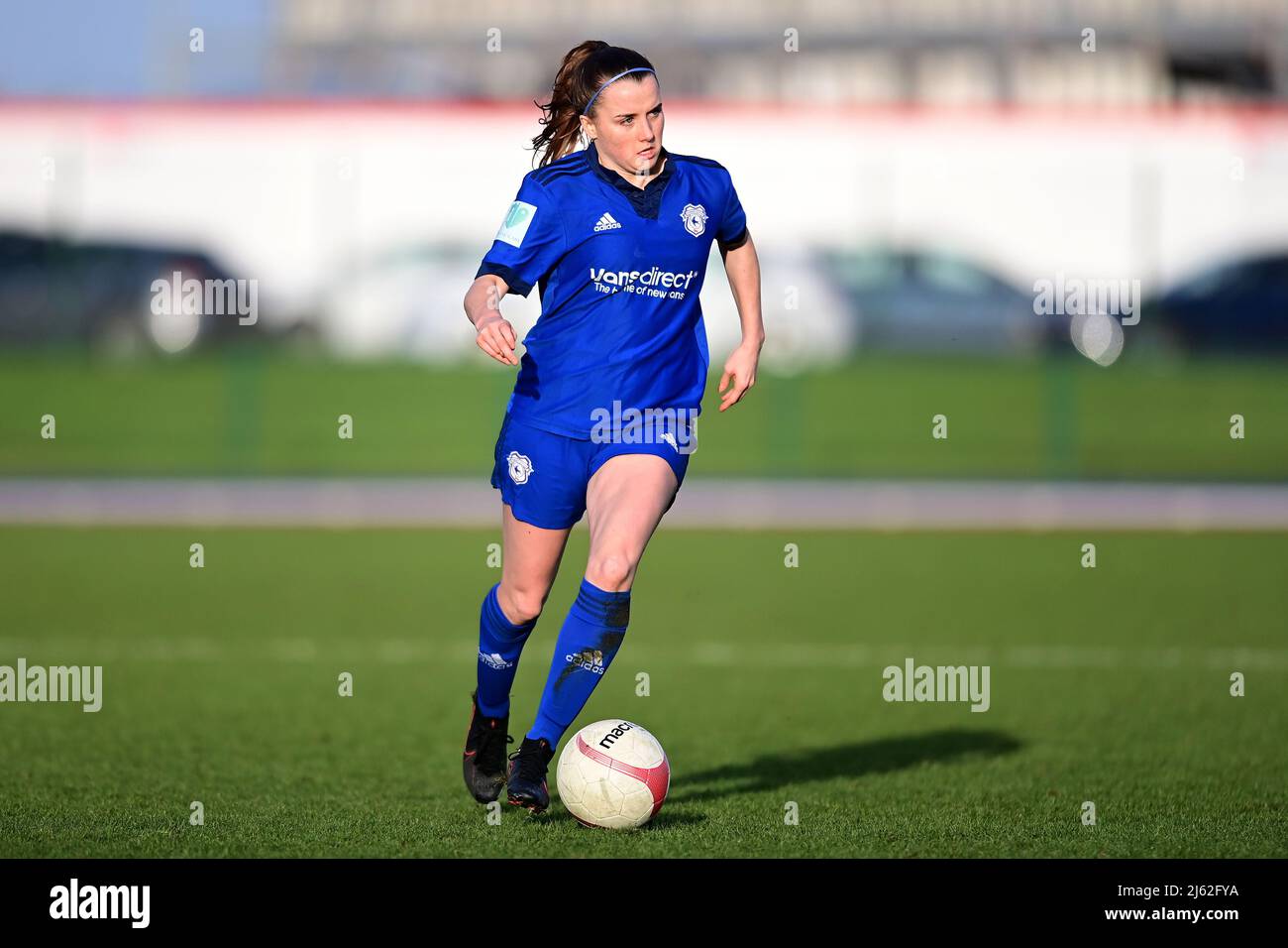 CARDIFF, WALES - 30 JANUARY 2022: Lisa Owens of Cardiff City Women ...