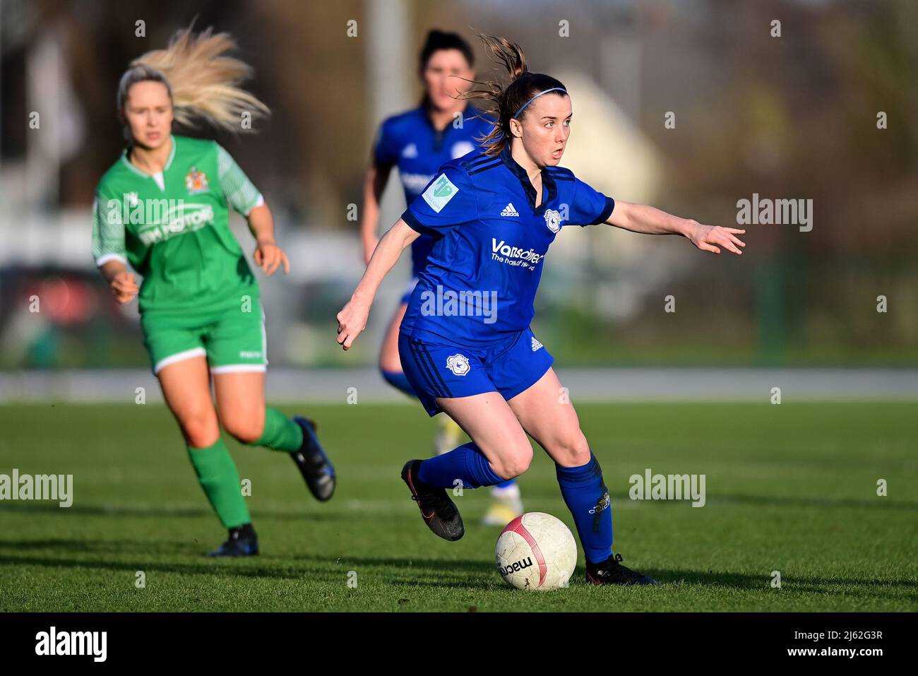 CARDIFF, WALES - 30 JANUARY 2022: Lisa Owens of Cardiff City Women ...