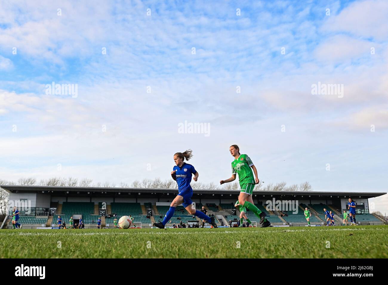 CARDIFF, WALES - 30 JANUARY 2022: Emily Bayliss of Cardiff City Women ...
