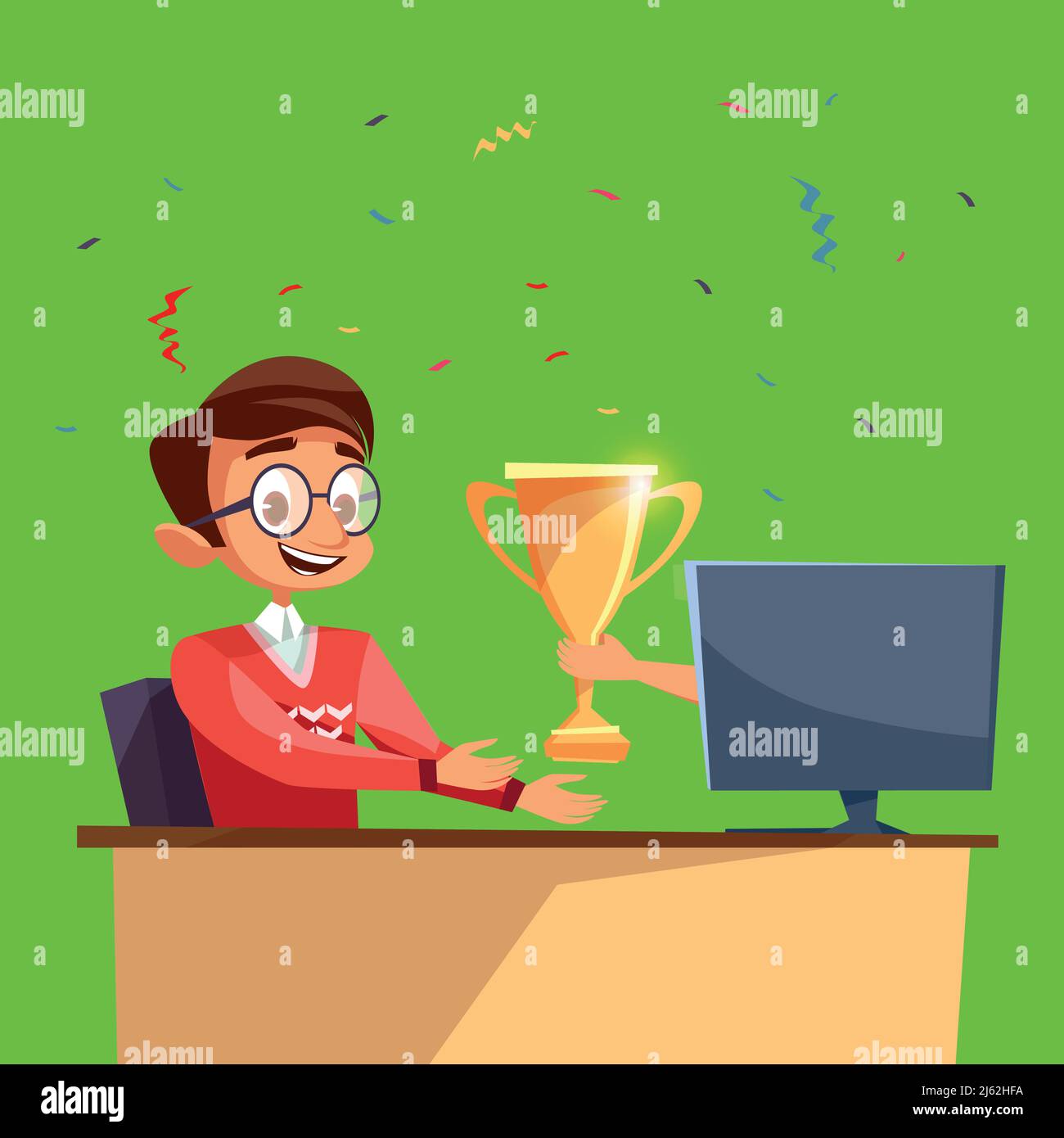 Prize giving ceremony Stock Vector Images - Alamy