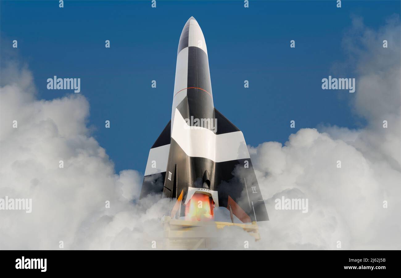 German a 4 rocket at peenemunde hi-res stock photography and images - Alamy