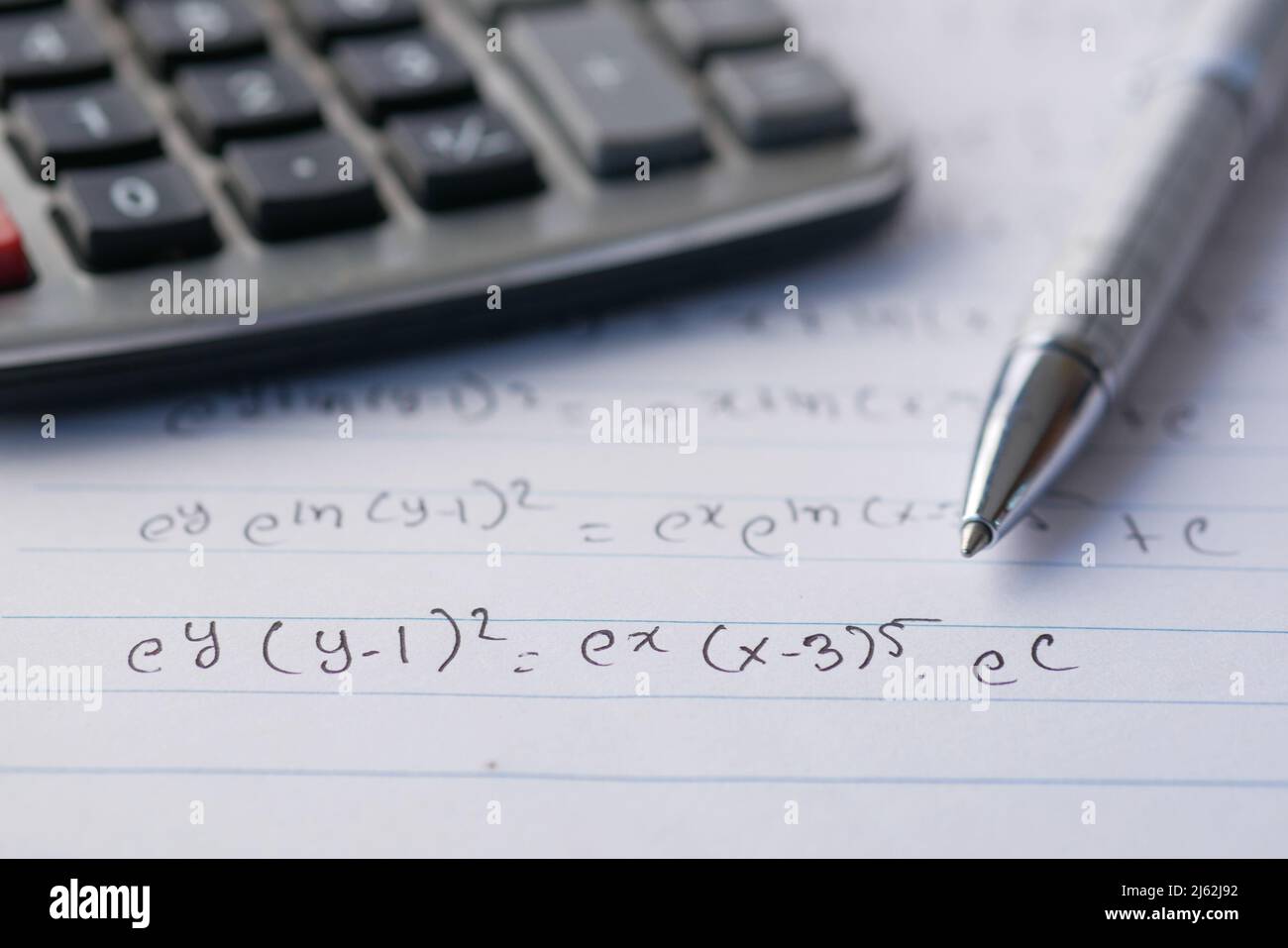 Algebra equations hi-res stock photography and images - Alamy