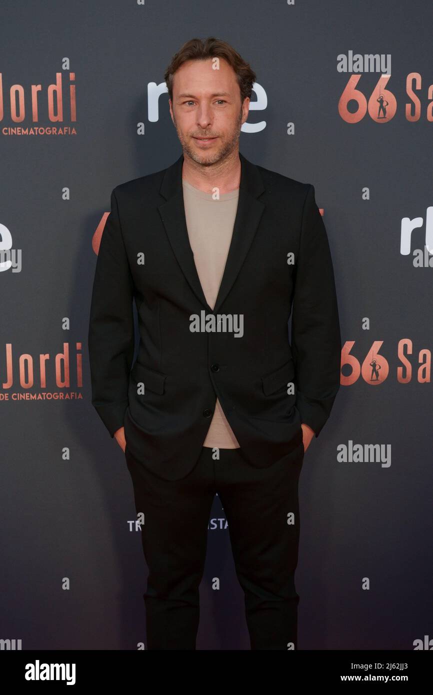 Pablo Albuerne in 66th Premis RNE St. Jordi de cinematografia Stock ...