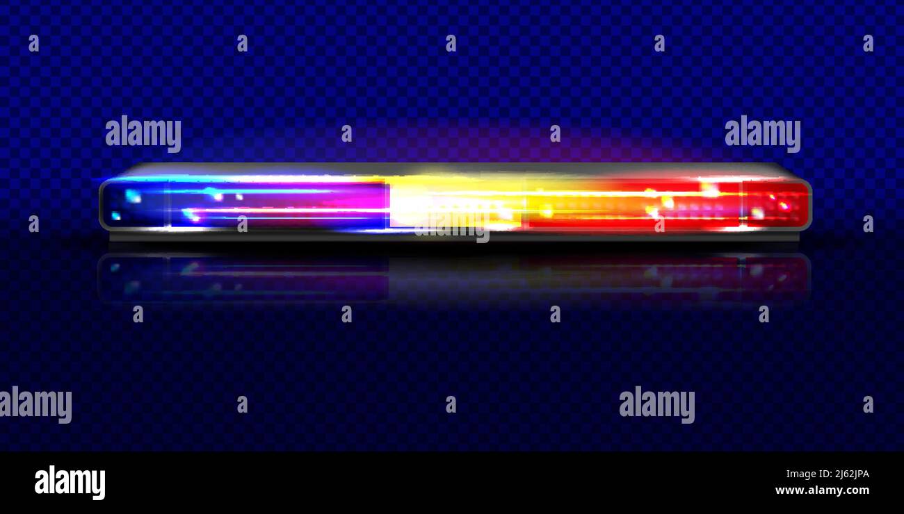 Police siren flasher beacon light vector illustration. Isolated ...