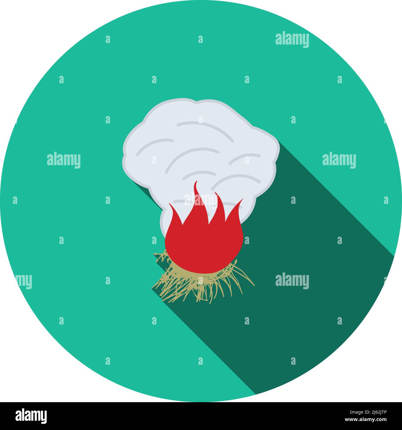 Burning bush icon vector vectors hi-res stock photography and images ...