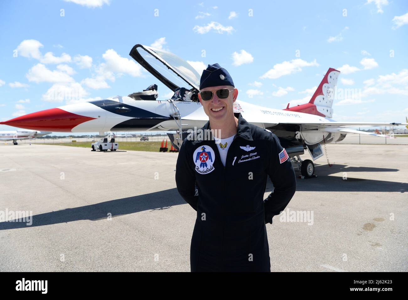 Fort Lauderdale FL, USA. 26th Apr, 2022. Lt. Col. Justin Elliott poses ...