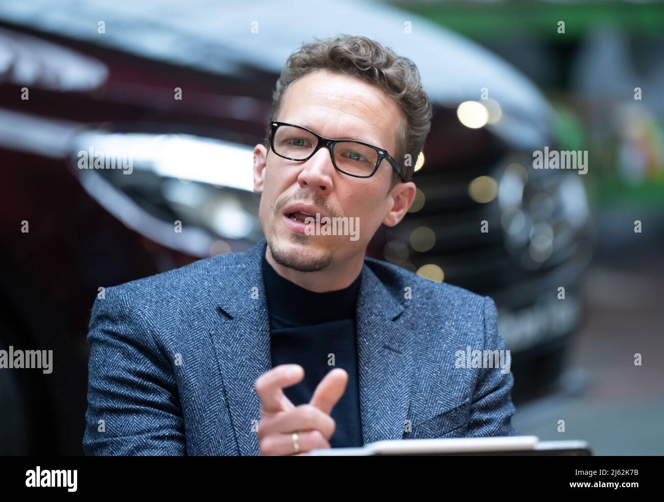 Stuttgart, Germany. 05th Apr, 2022. Mathias Geisen, the head of the ...