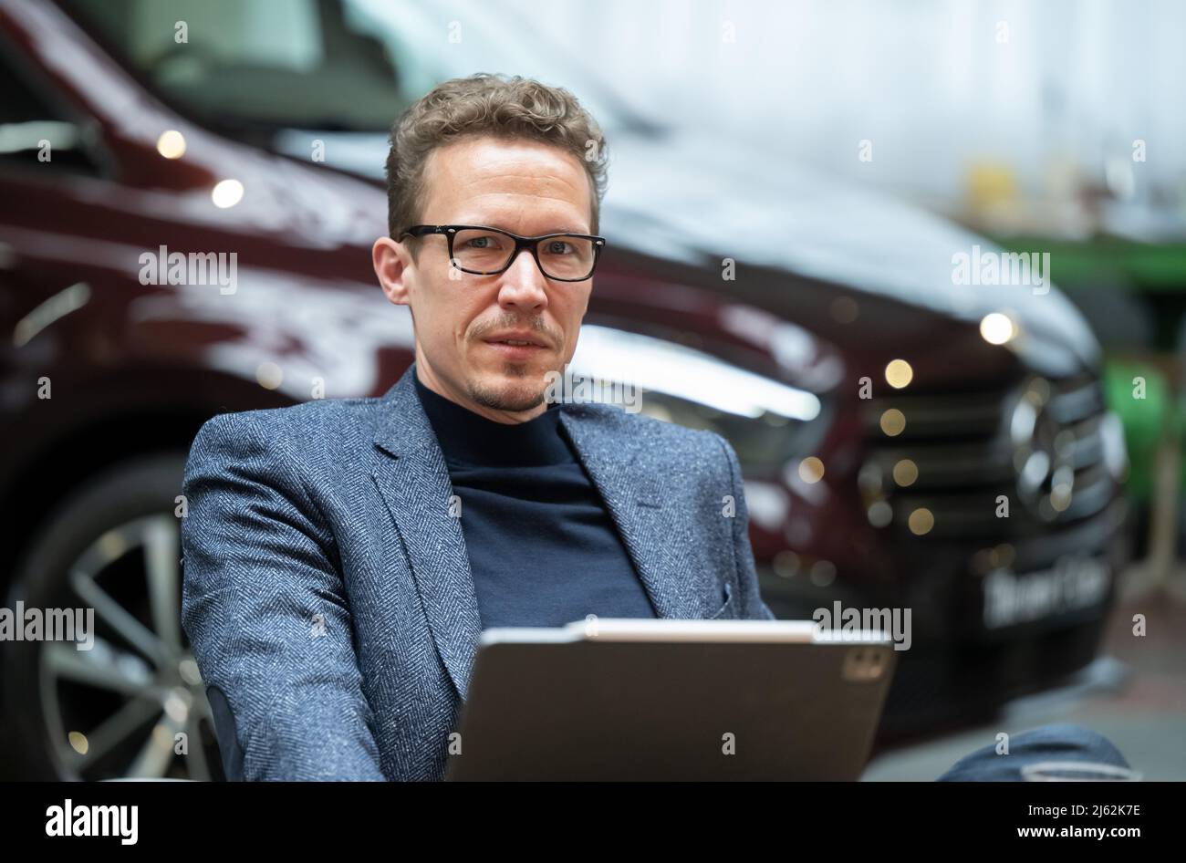 Stuttgart, Germany. 05th Apr, 2022. Mathias Geisen, the head of the ...