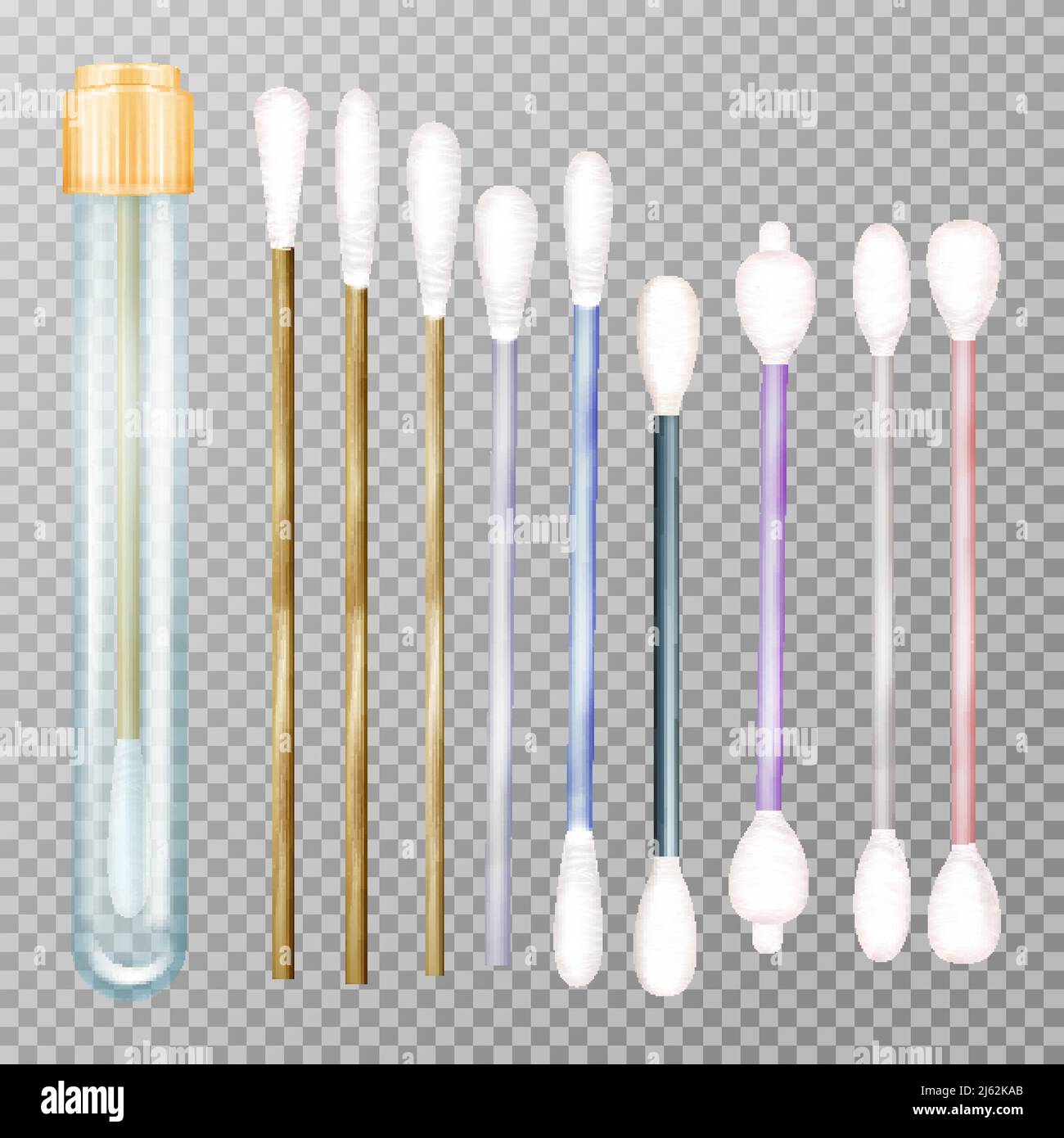 Swab sample vial Stock Vector Images - Alamy