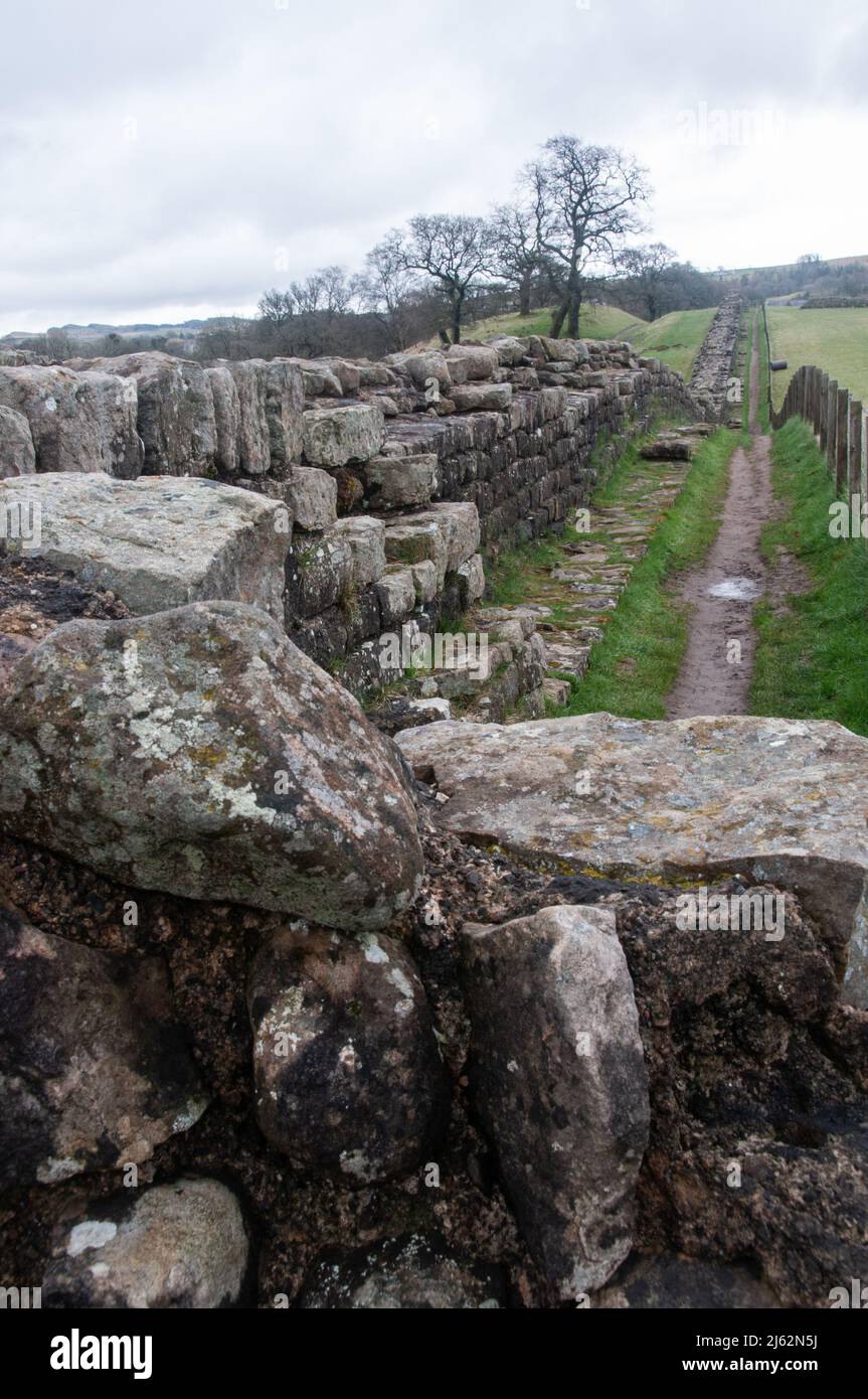 Exploring hadrians wall hi-res stock photography and images - Alamy
