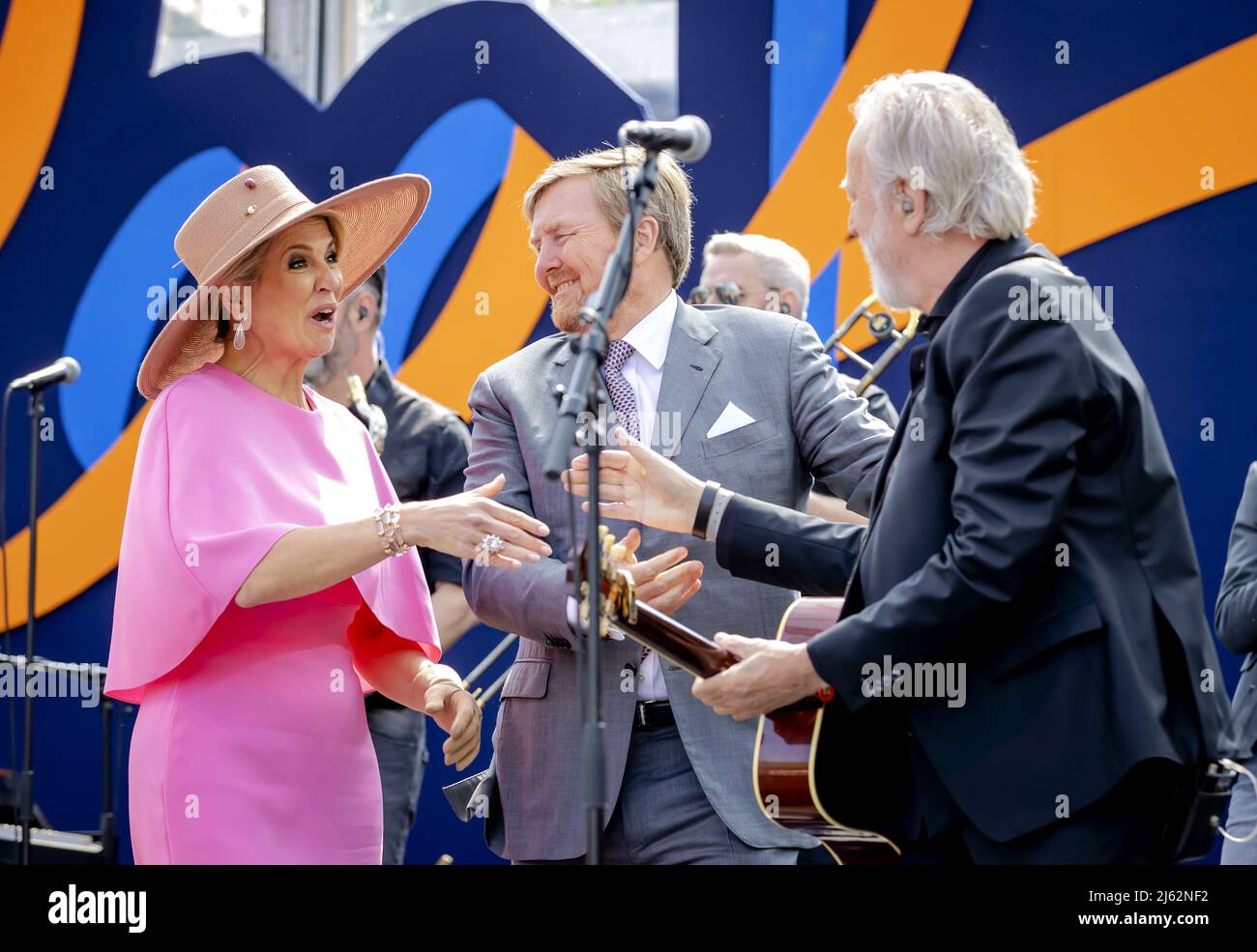 2022-04-27 13:12:05 MAASTRICHT - King Willem-Alexander and Queen Maxima ...
