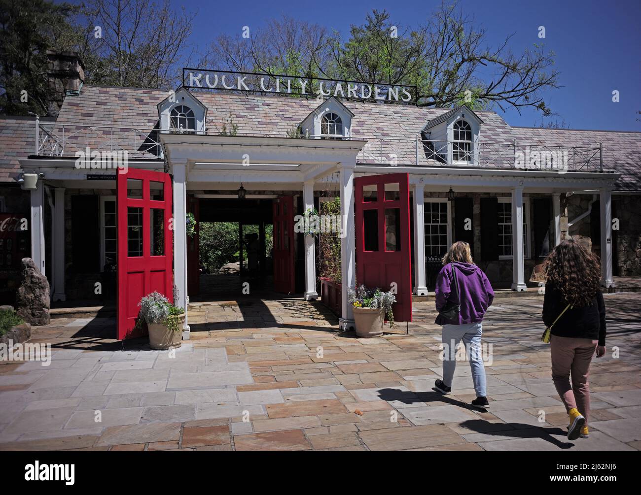 Entrance to Rock City, Lookout Mountain, Georgia Stock Photo - Alamy
