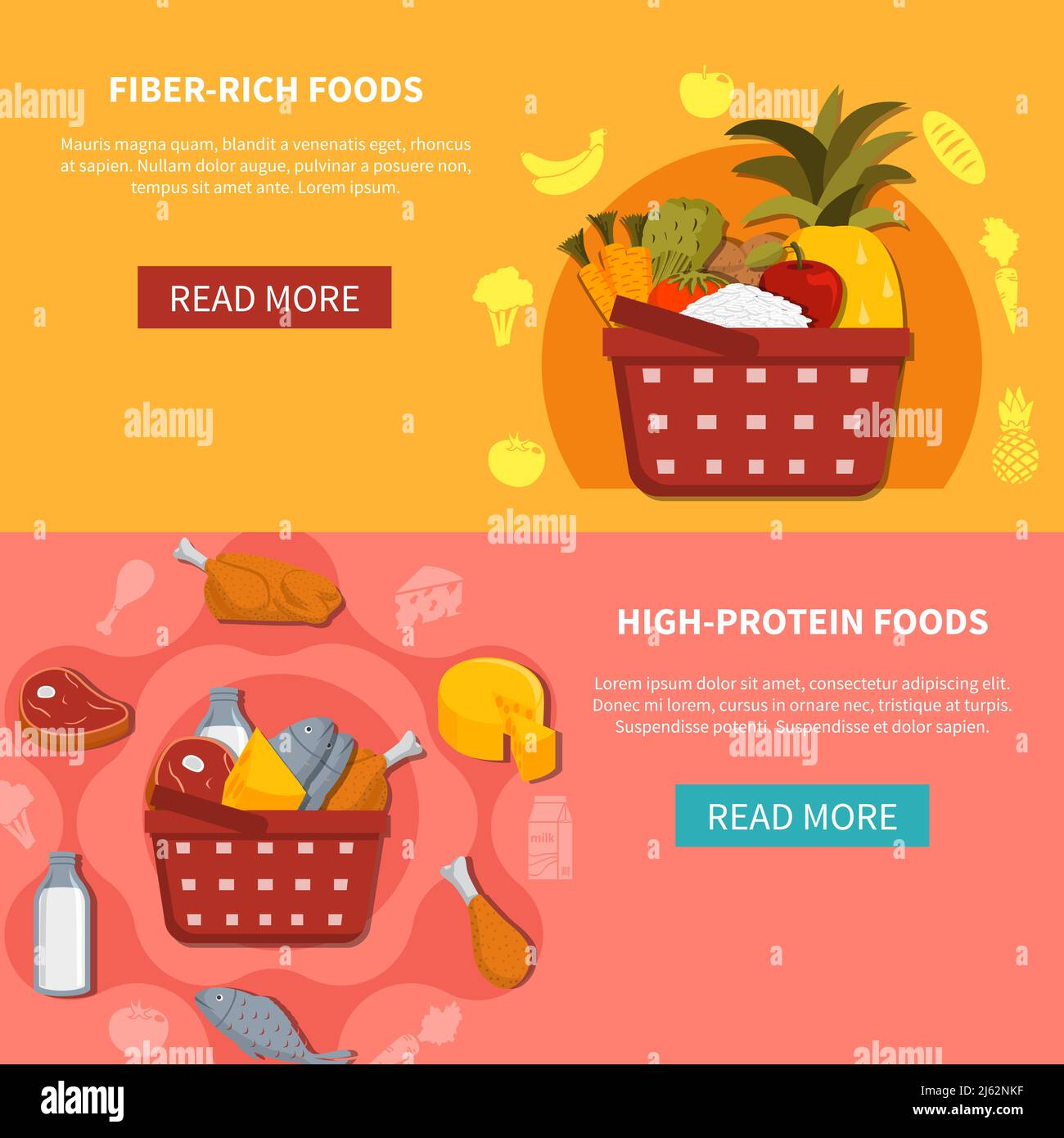 High quality foods Stock Vector Images - Alamy