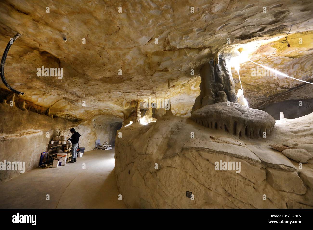 The Cosquer cave is an archeological treasure submerged in the creek of ...