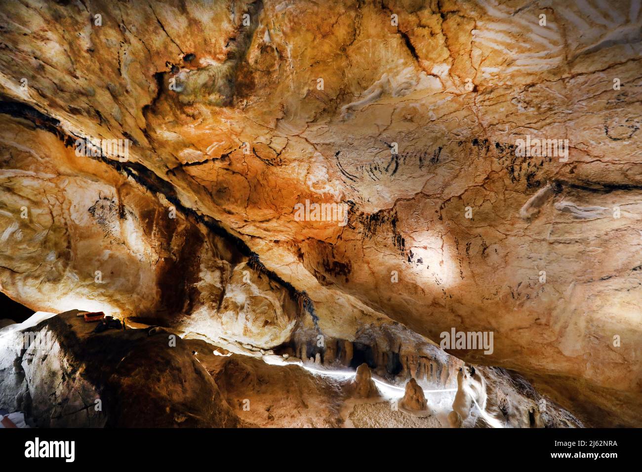 The Cosquer cave is an archeological treasure submerged in the creek of ...