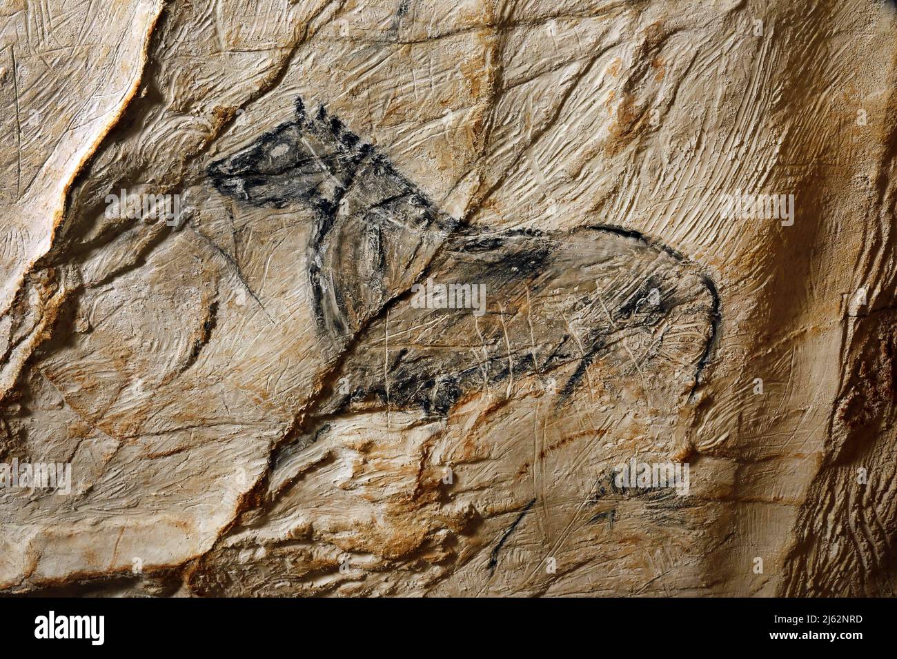 The Cosquer cave is an archeological treasure submerged in the creek of ...