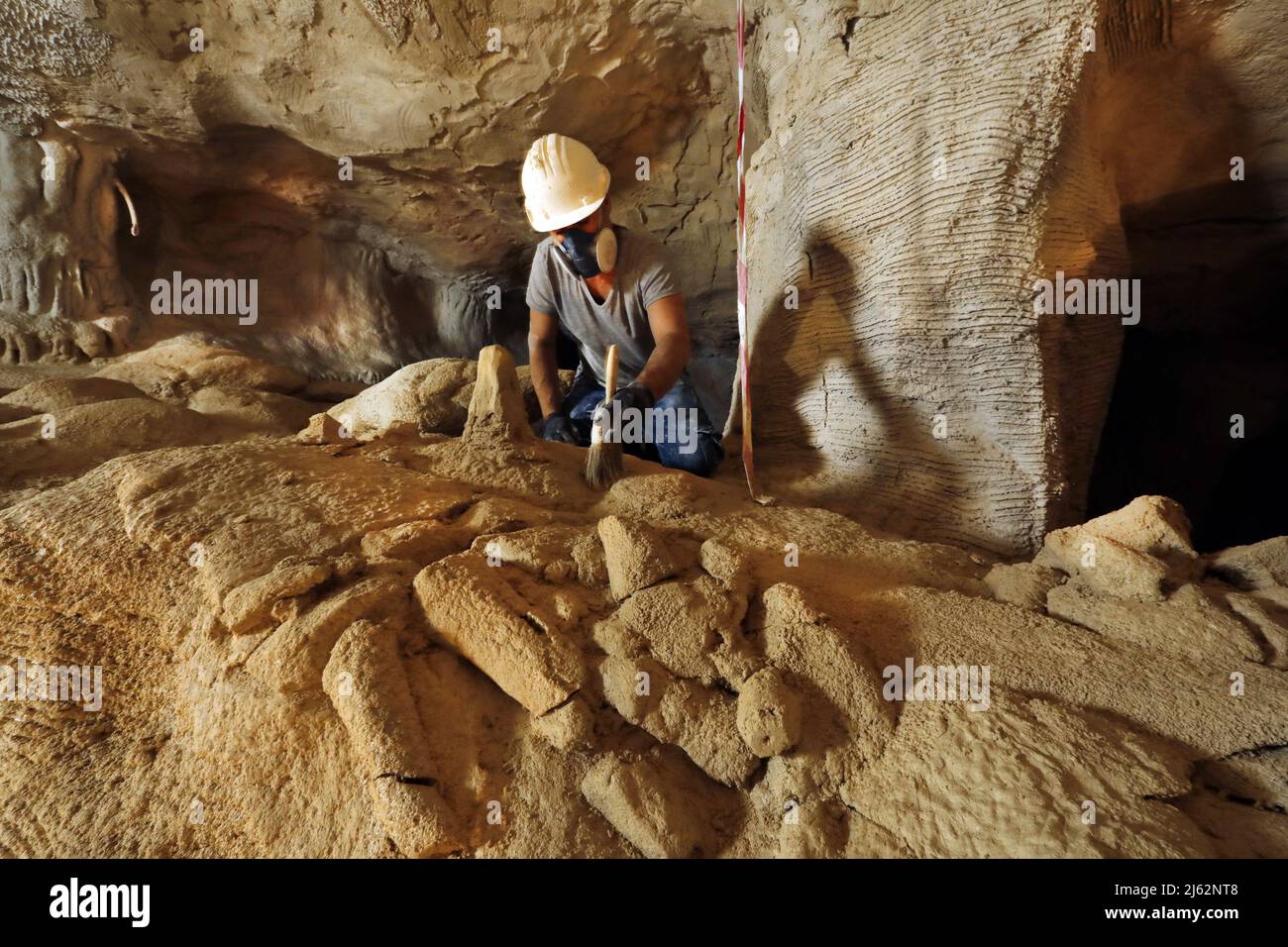 The Cosquer cave is an archeological treasure submerged in the creek of ...