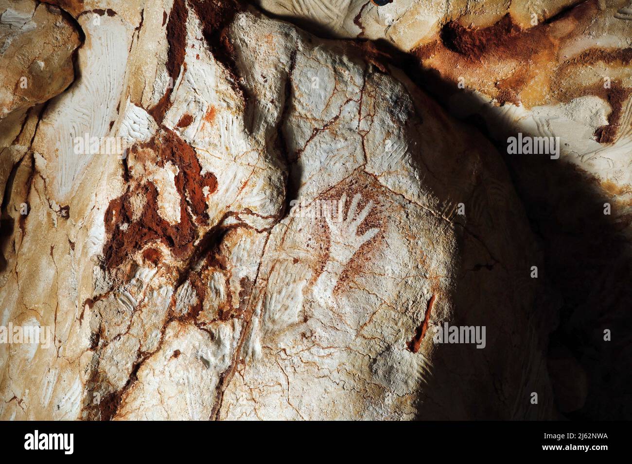 The Cosquer cave is an archeological treasure submerged in the creek of ...