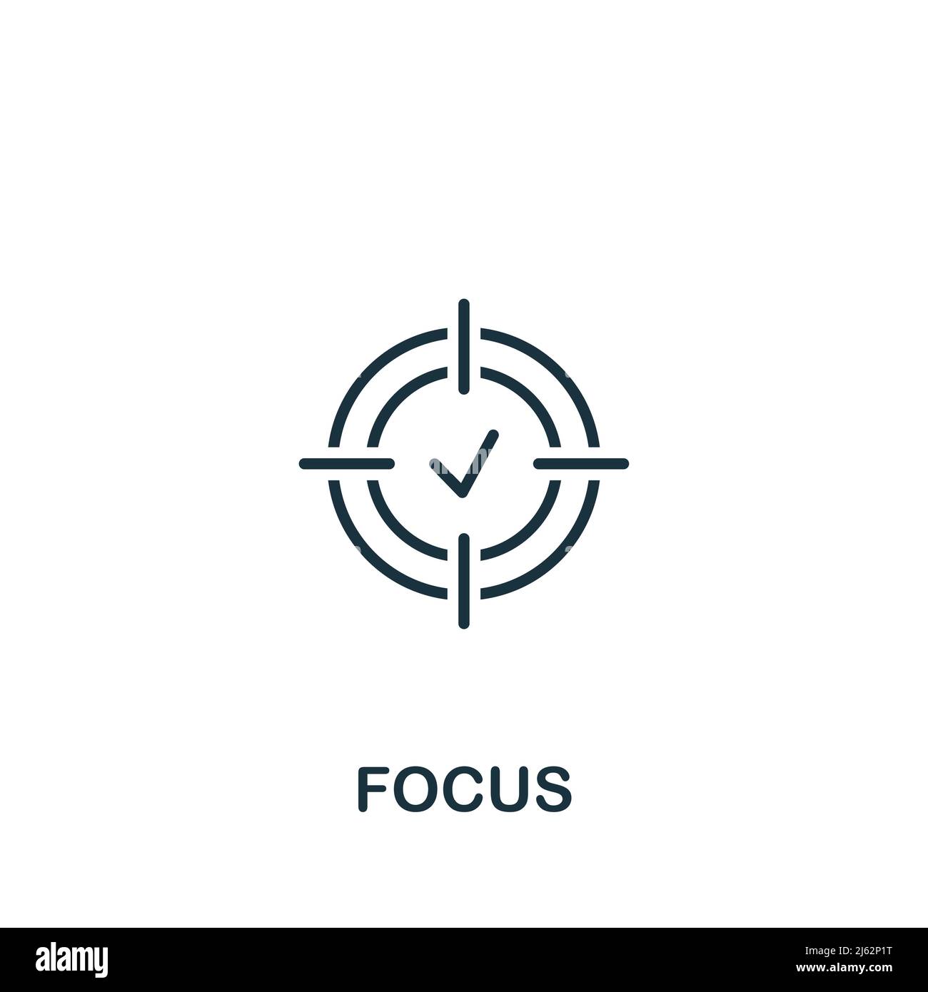 Focus icon. Monochrome simple Brain Process icon for templates, web ... Focus icon. Monochrome simple Brain Process icon for templates, web ...
