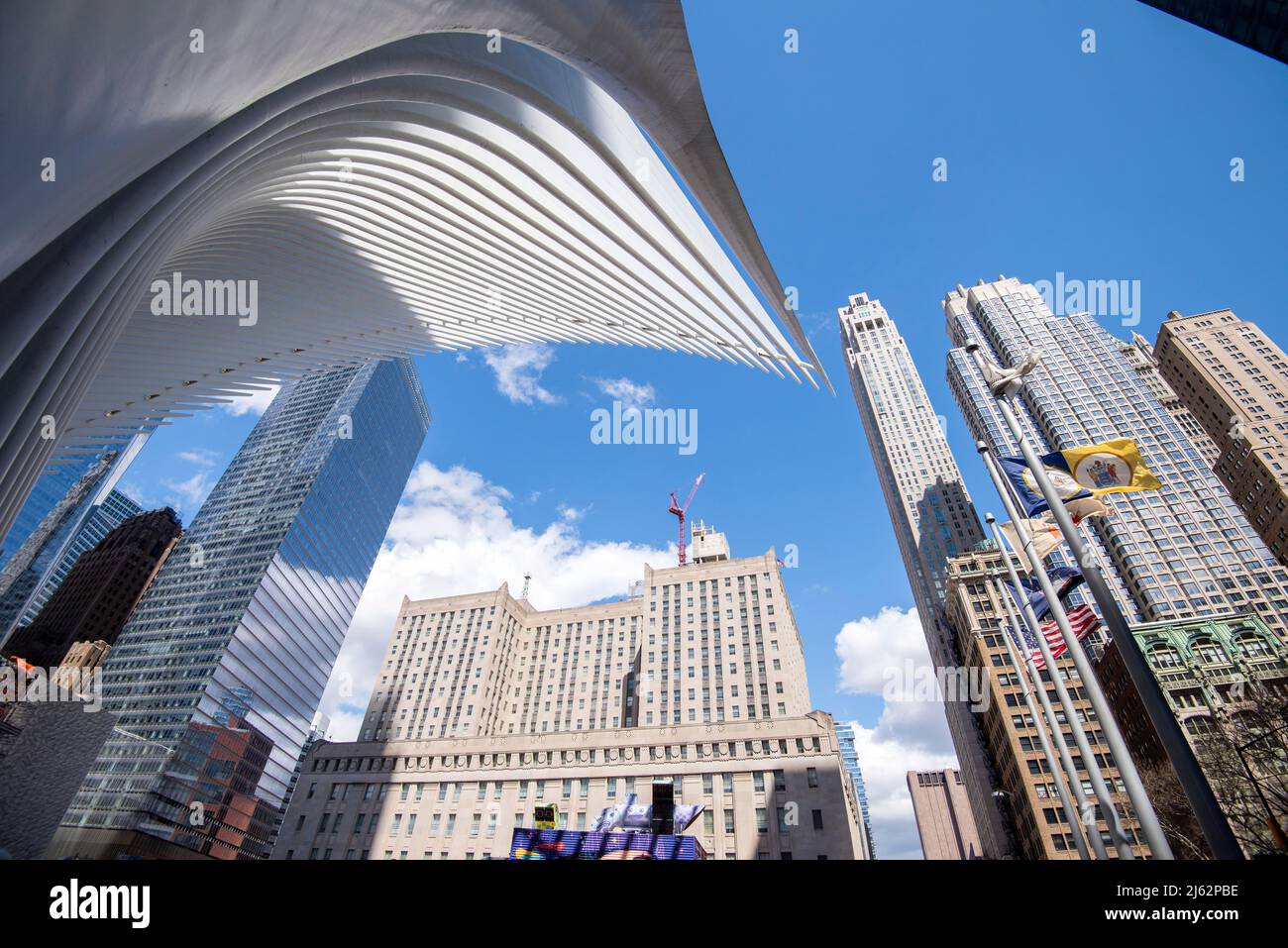 Exterior of the World Trade Center Transportation Hub 'Oculus' in ...