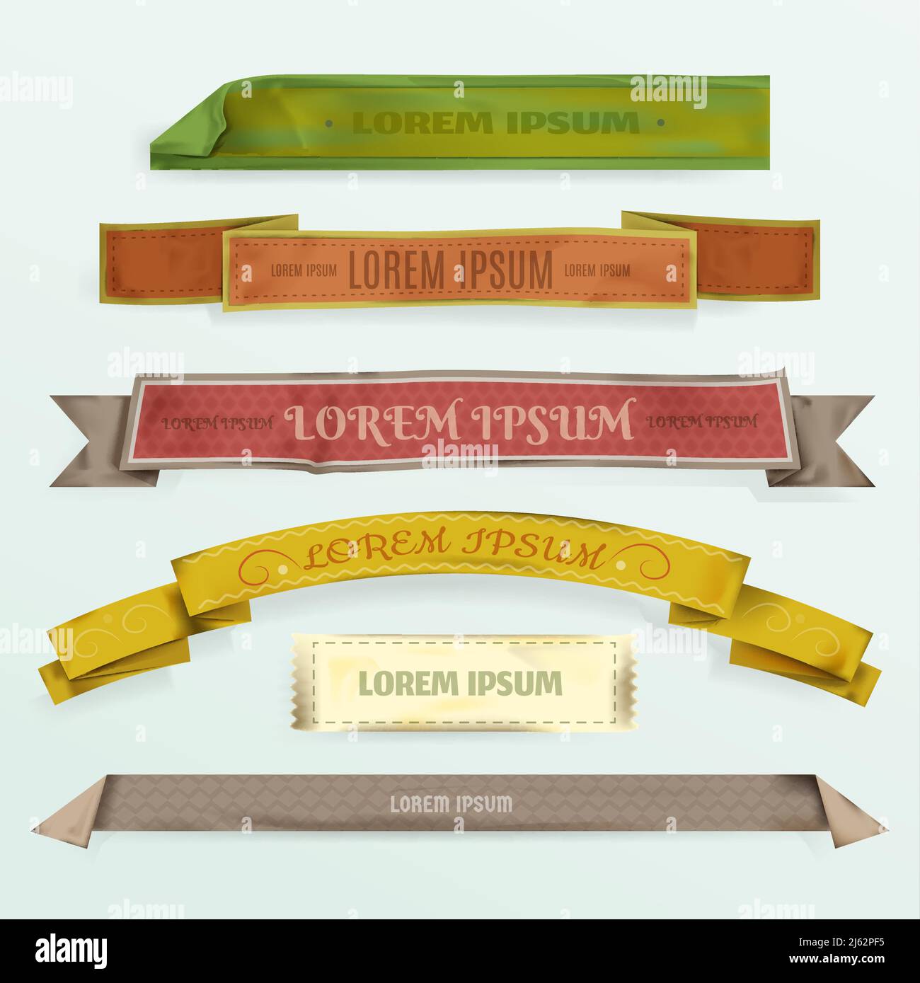 Collage cardboard silk paper Stock Vector Images - Alamy