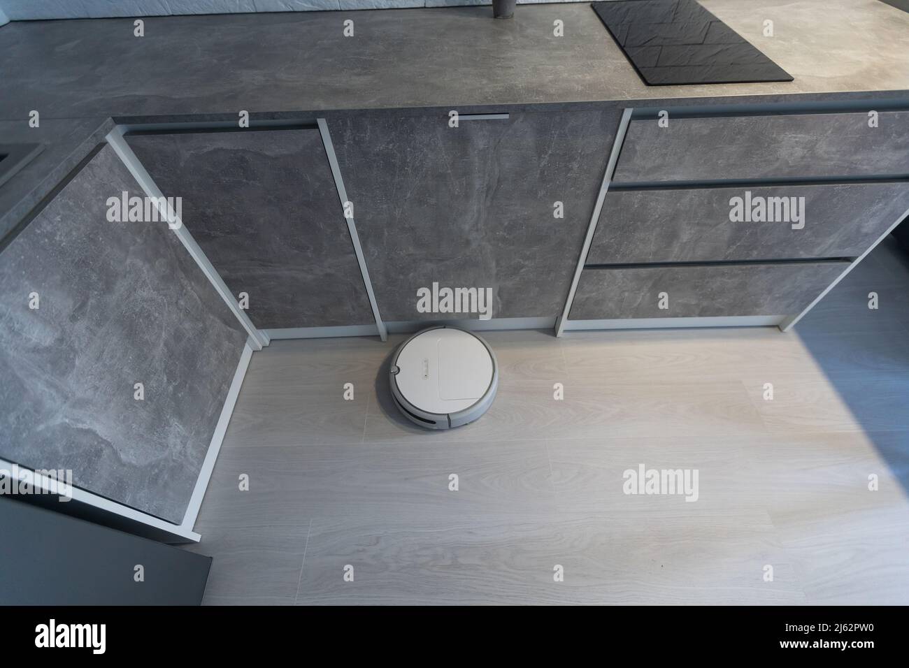 Vacuuming dirty kitchen hi-res stock photography and images - Alamy