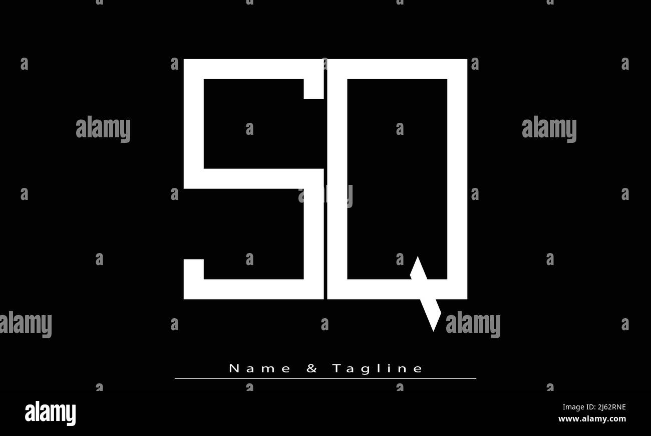 Letter sq logo Stock Vector Images - Alamy