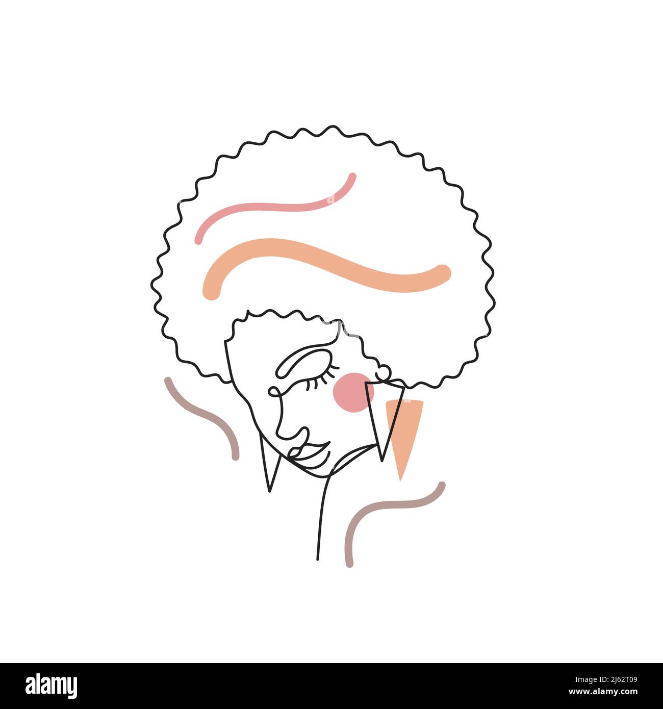 Hand afro american woman Cut Out Stock Images & Pictures - Alamy