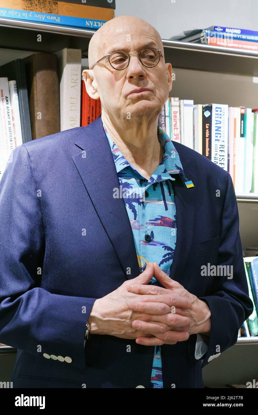 Madrid Spain - 27 Apr 2022, American writer James Ellroy poses during ...