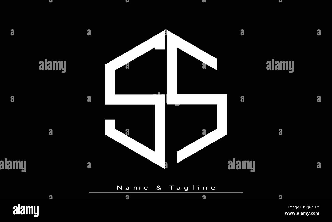 Alphabet letters Initials Monogram logo SS Stock Vector Image & Art - Alamy