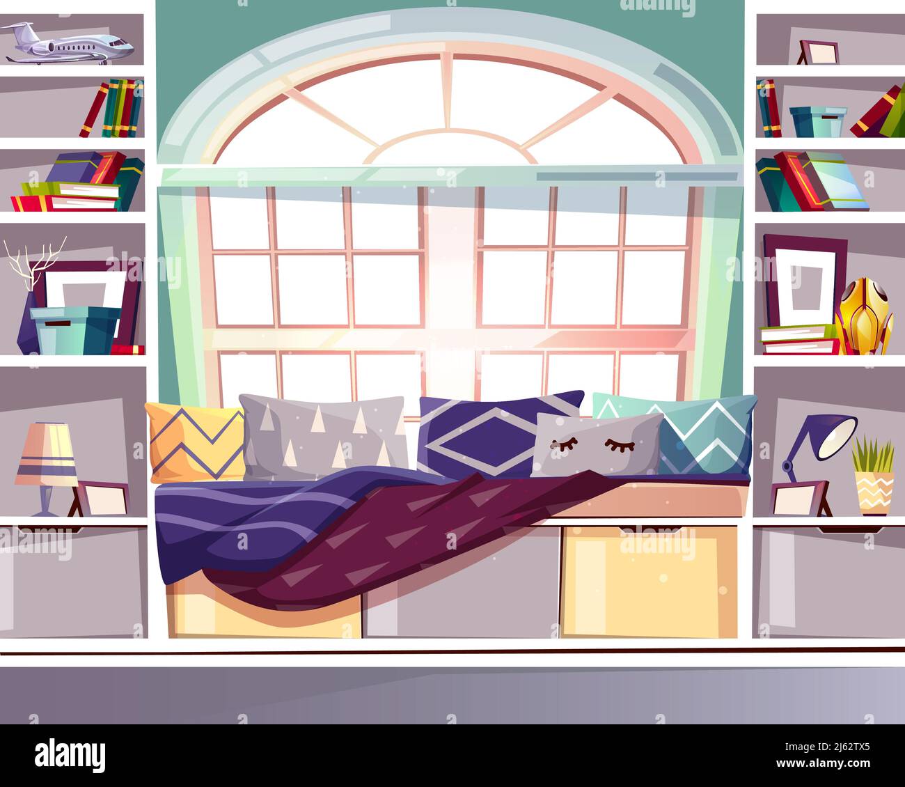 Old style bay window Stock Vector Images - Alamy