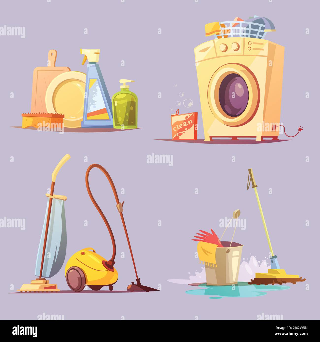 Cartoon maid vintage hi-res stock photography and images - Alamy