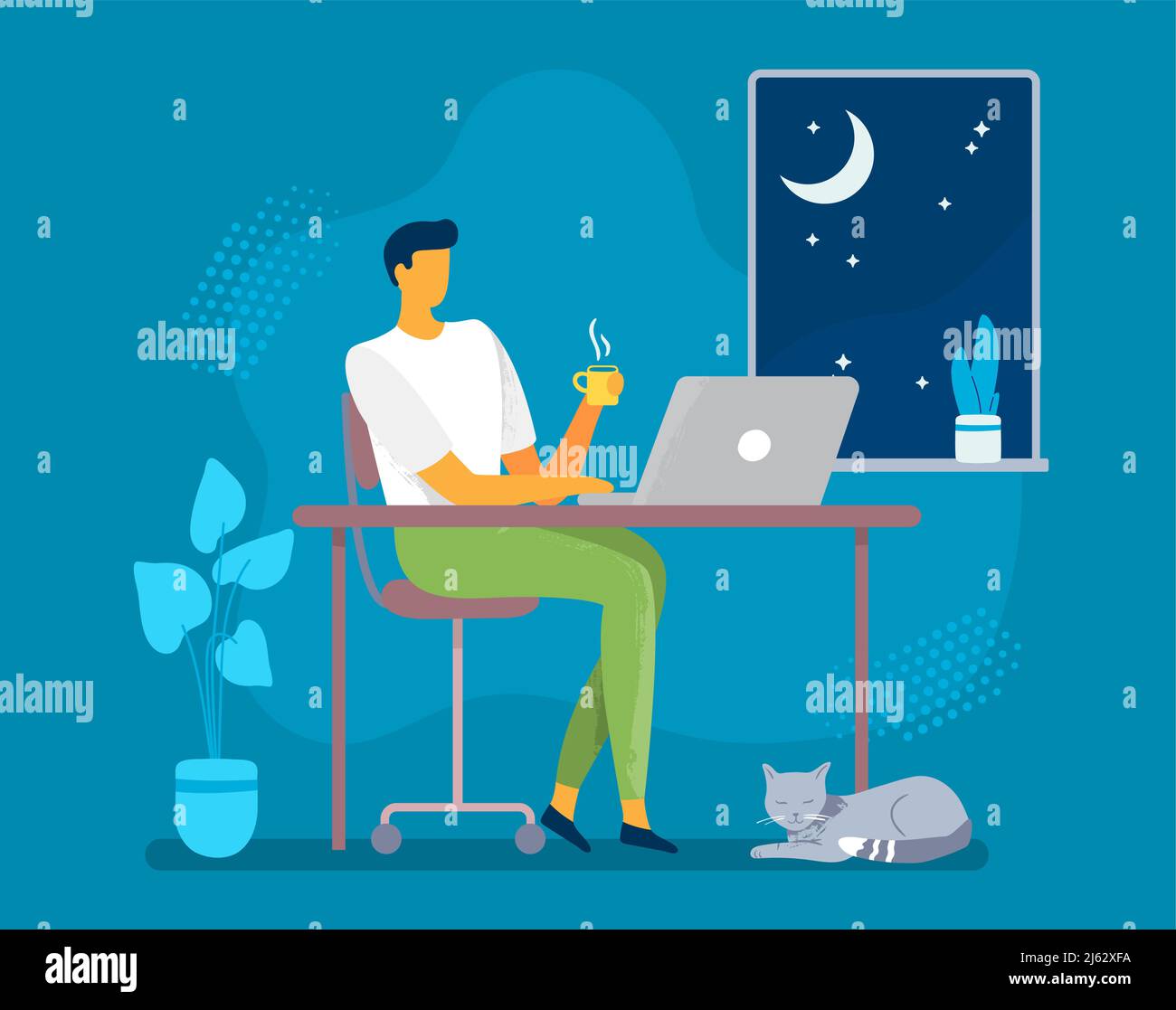 Night manager Stock Vector Images - Alamy