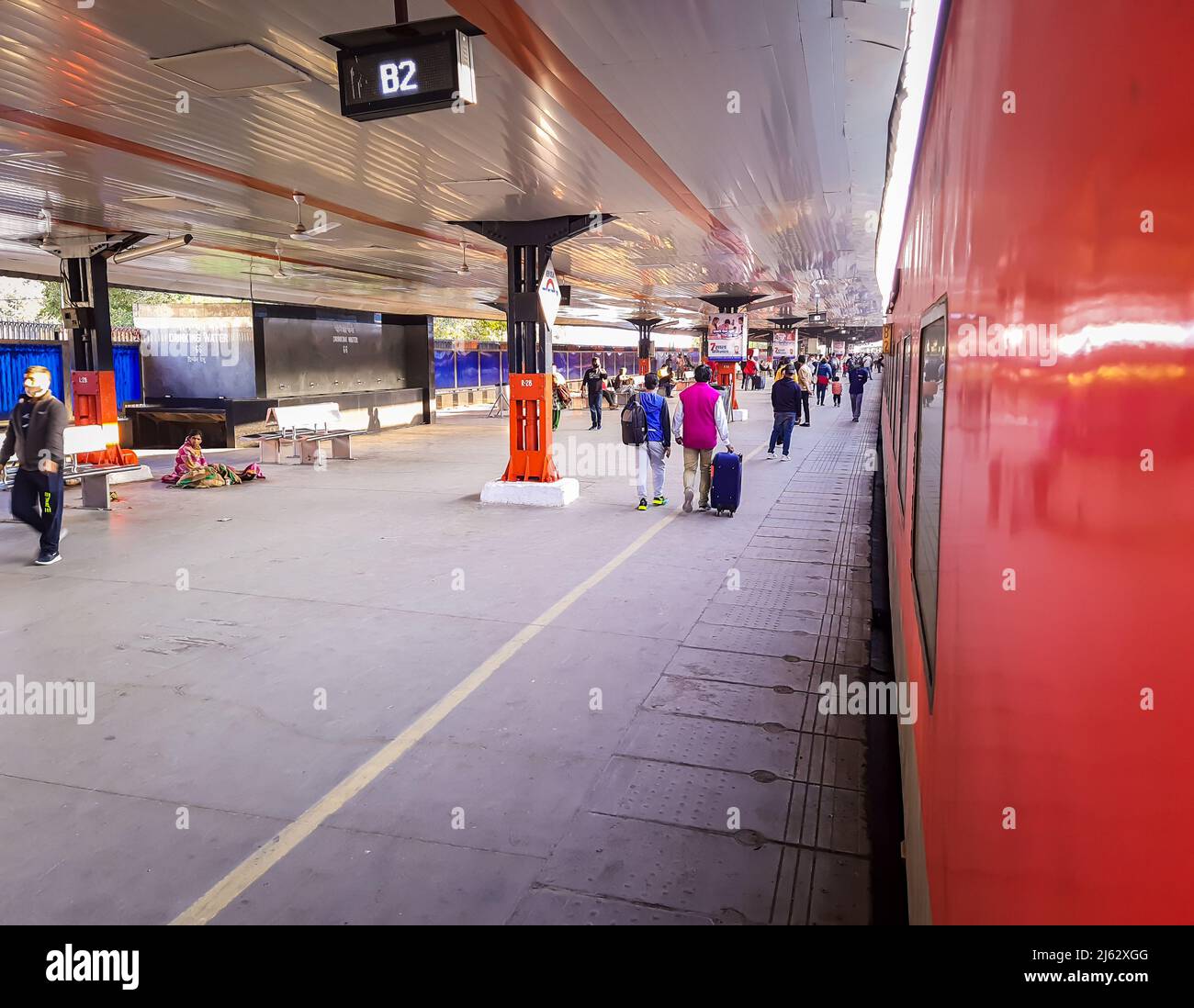 Indian railway system hi-res stock photography and images - Alamy