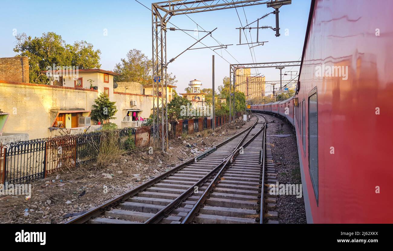 Running the railway hi-res stock photography and images - Alamy