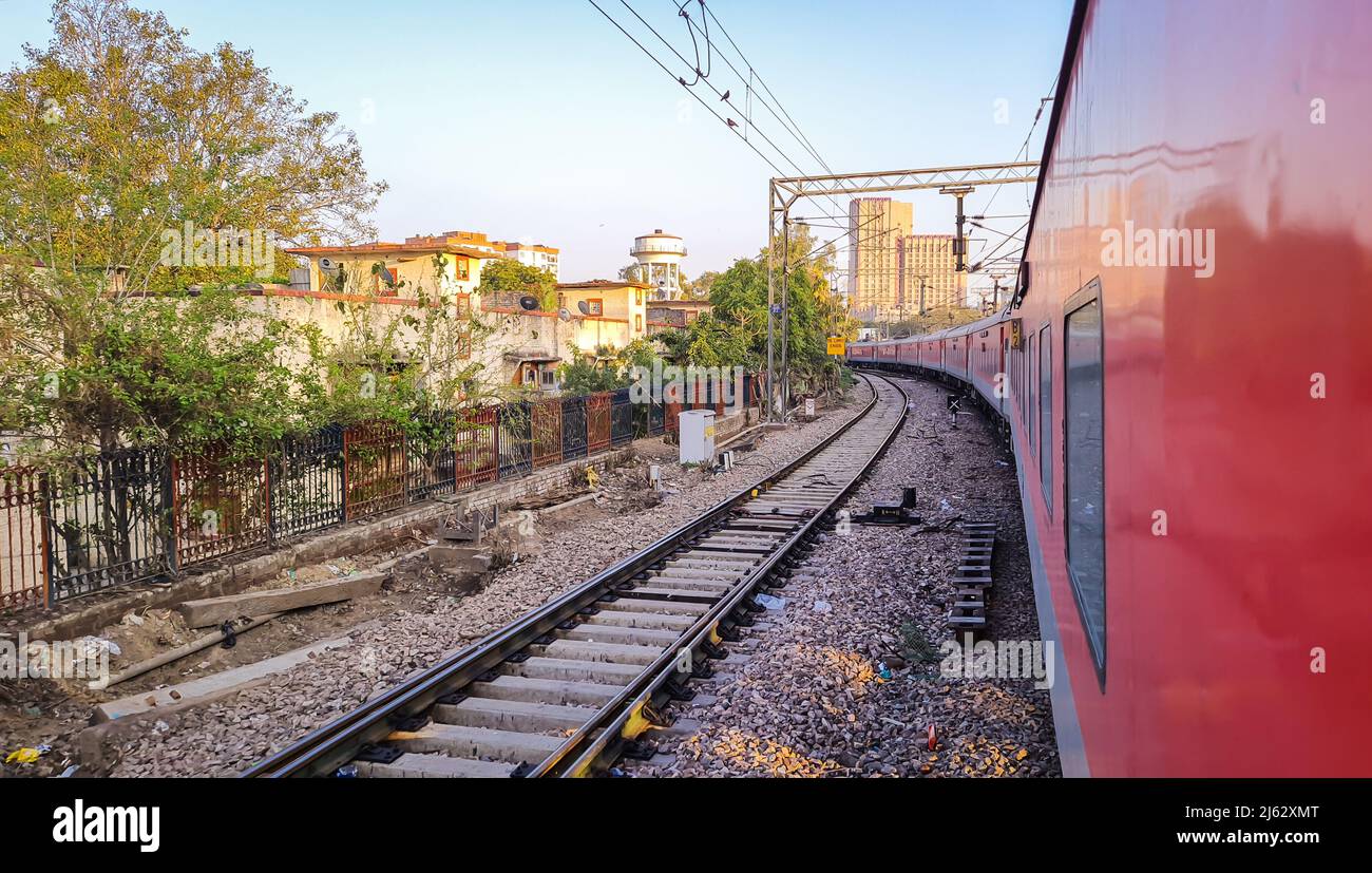 Running the railway hi-res stock photography and images - Alamy