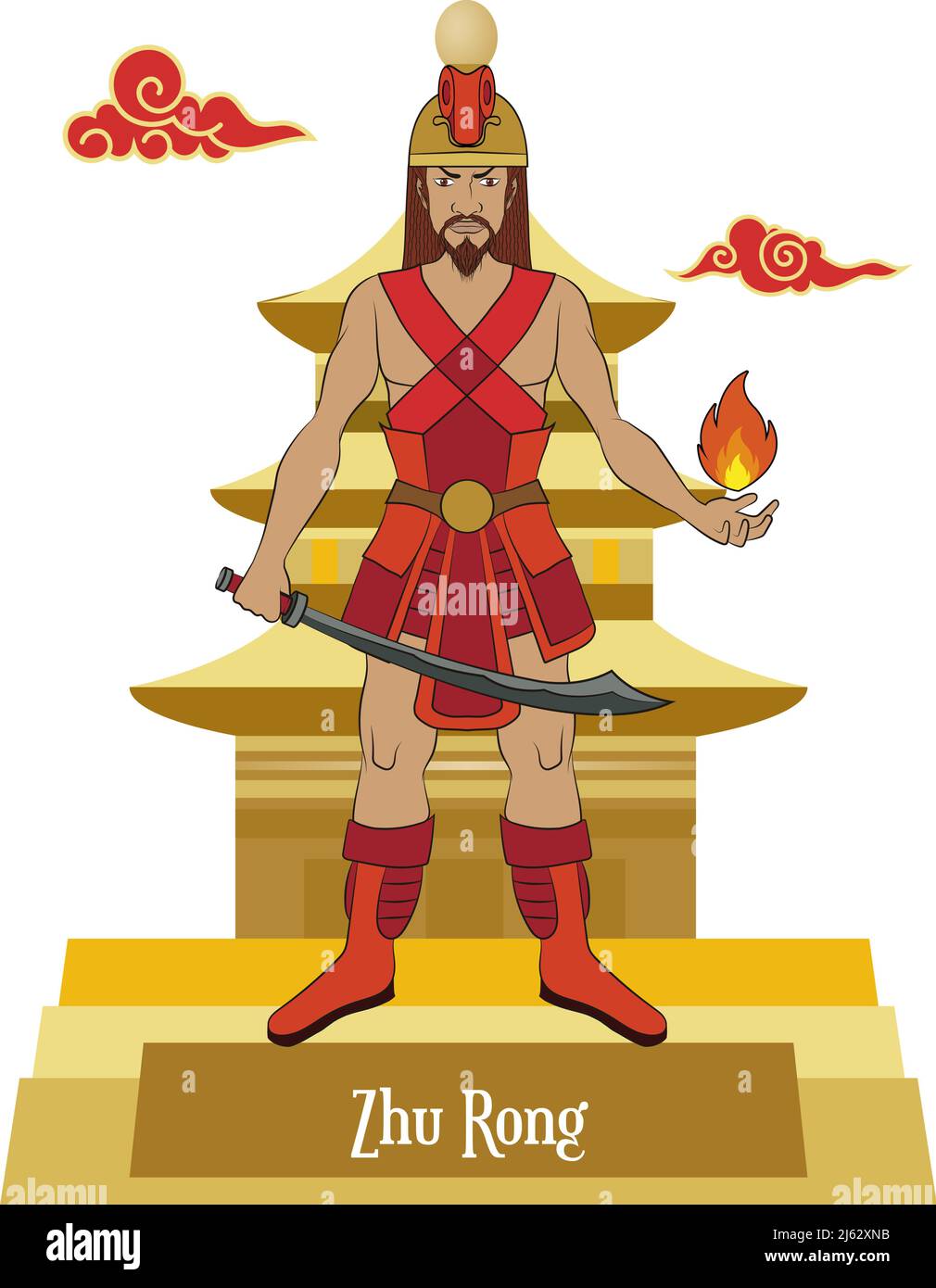 Zhu Rong God Of Fire