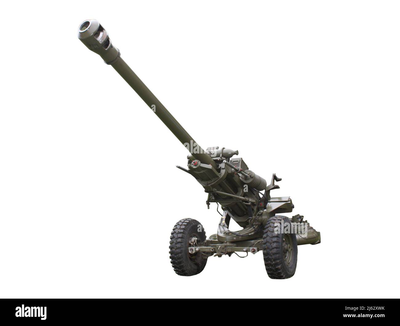 A View of a Large Military Field Gun Stock Photo - Alamy