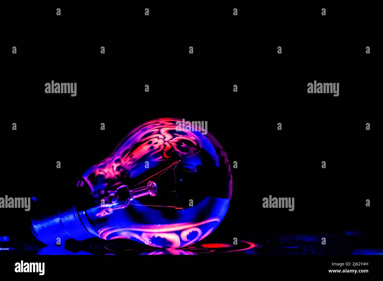 beautiful bulb photography to show reflections on the curved surface of ...