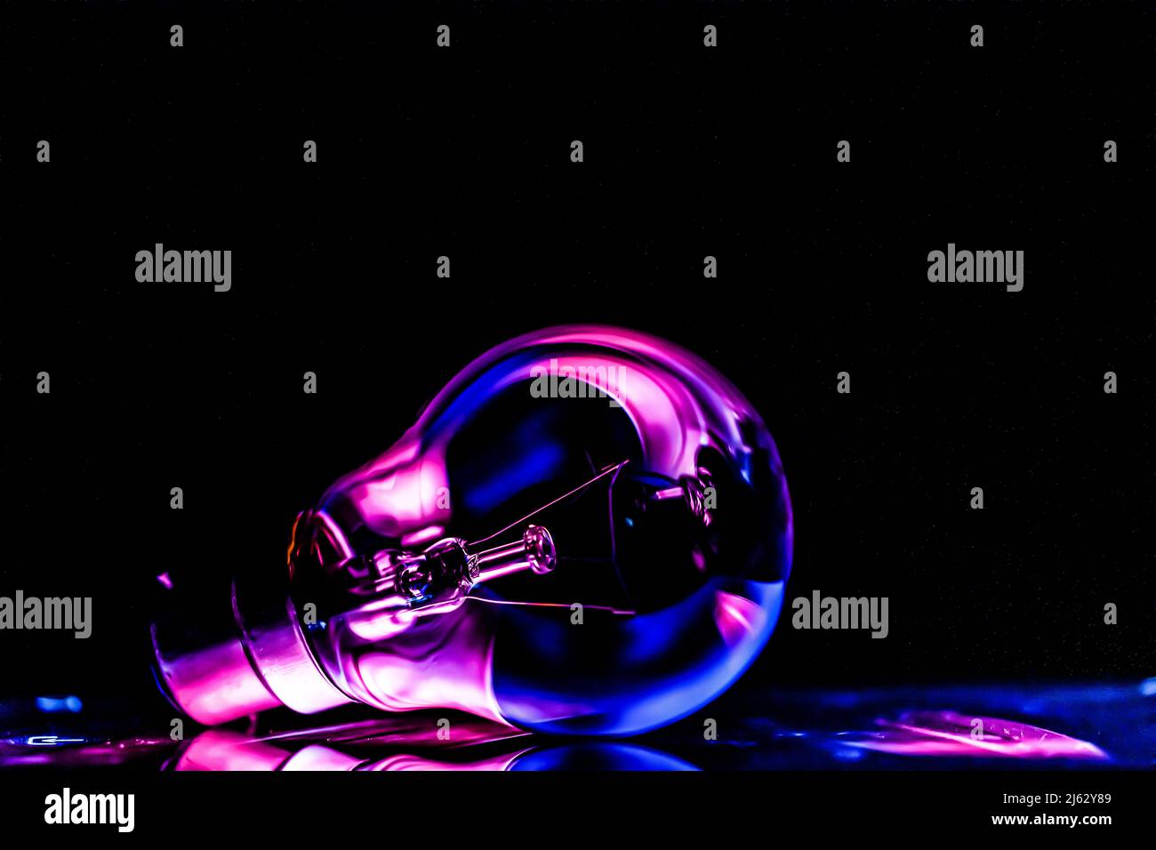 beautiful bulb photography to show reflections on the curved surface of ...