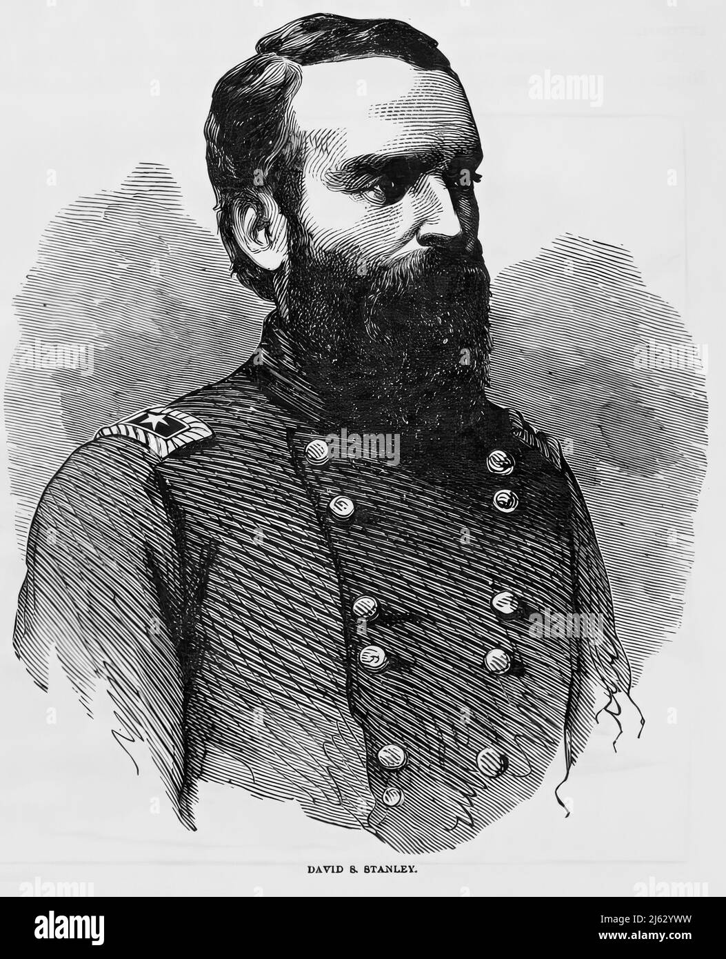 Portrait of David Sloane Stanley, Union Army General in the American ...