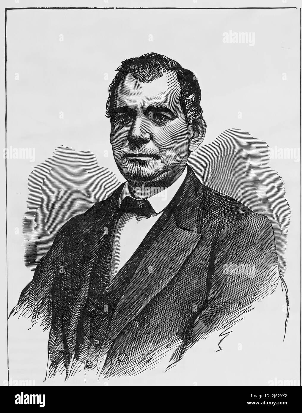 Portrait of Richard James Oglesby, Union Army General in the American ...